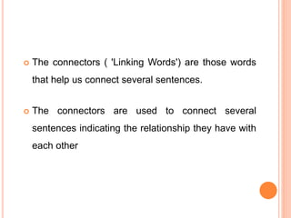 Linking Words (Connectors) | PPTX