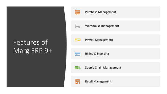 MARG Enterprise Resource Planning System | PPTX
