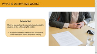 SFScon 22 - Margherita Cera - Derivative work and open-source license ...