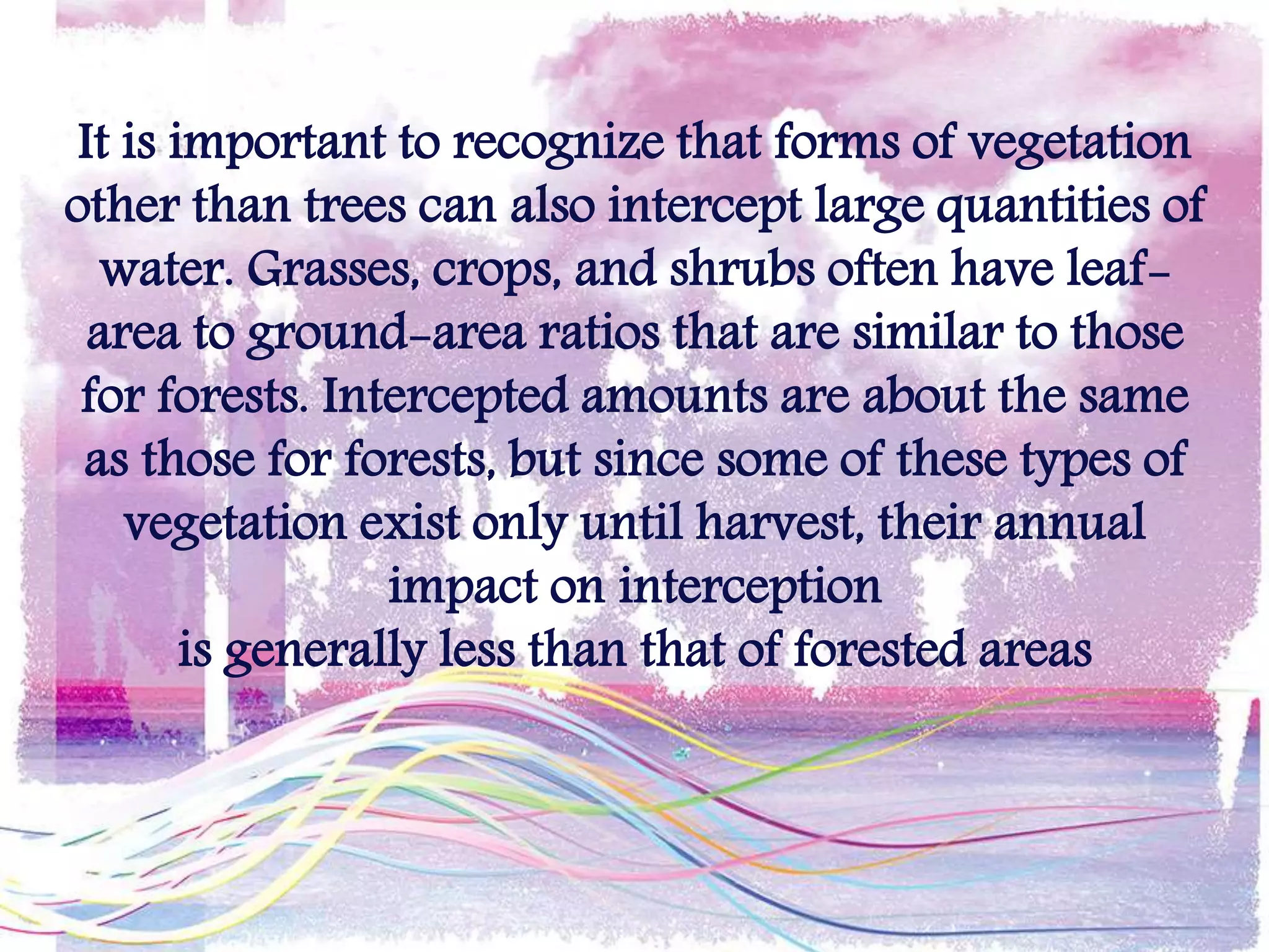 Interception and Depression Storage | PPTX