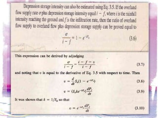 Interception and Depression Storage | PPTX