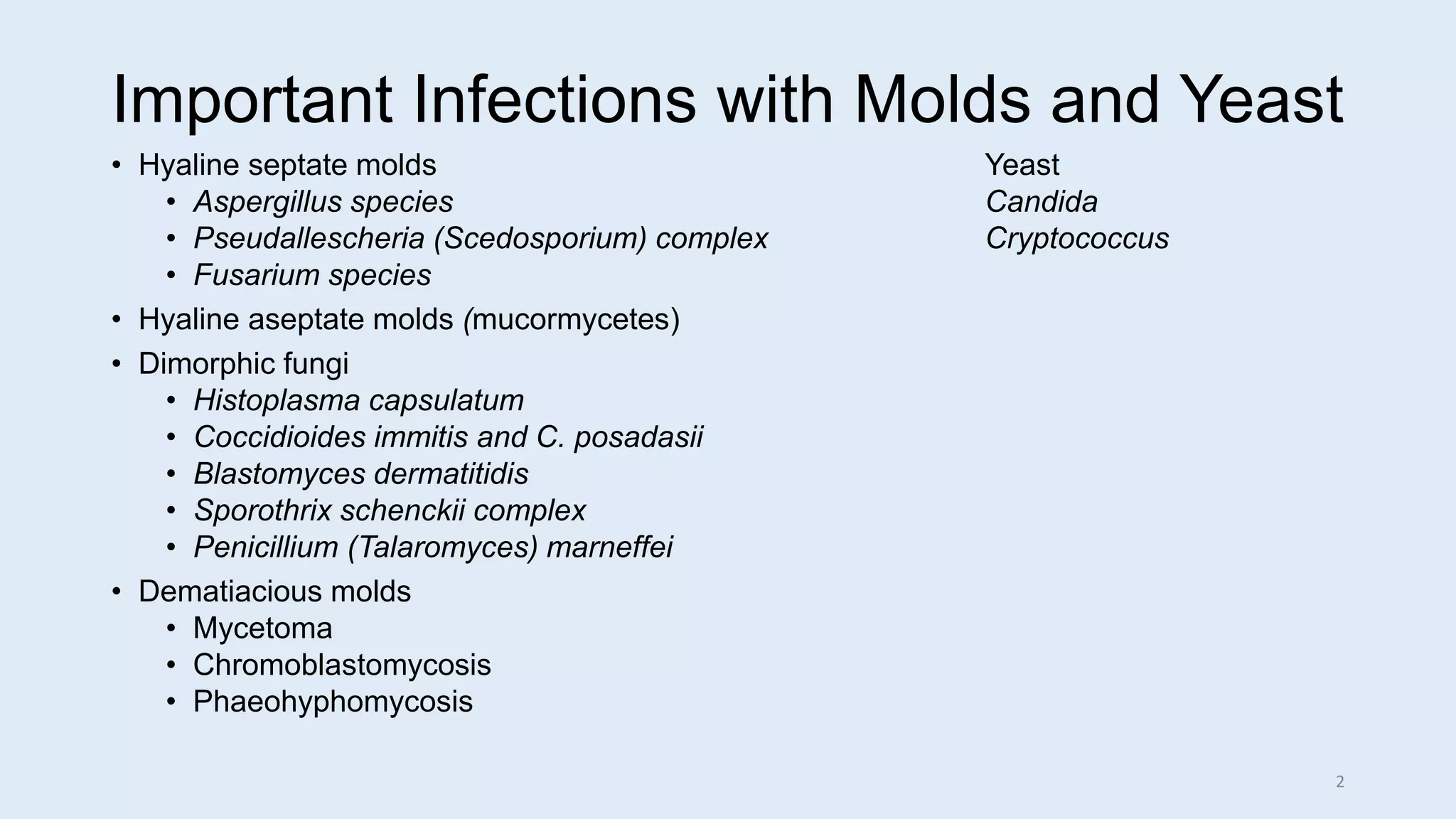 Fungal Pathology in Tissue | PPTX