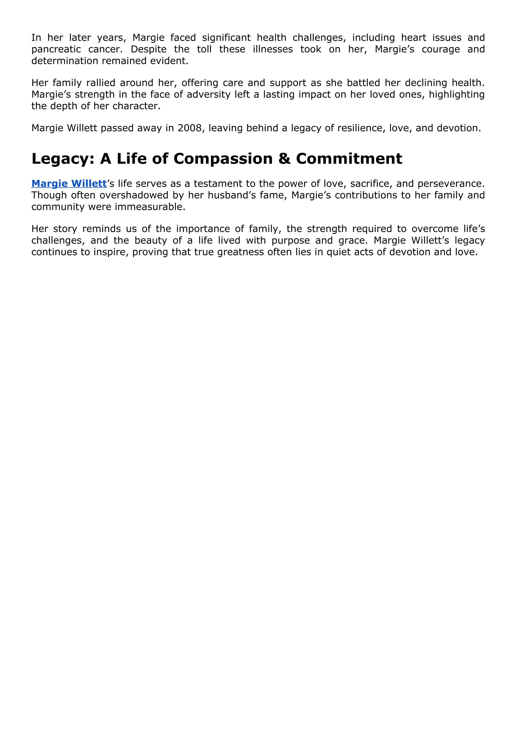 Margie Willett_ A Remarkable Life Beyond the Spotlight.docx