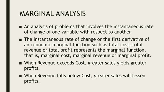 Marginal-analysis.pptx | Business Accounting & Finance | Business