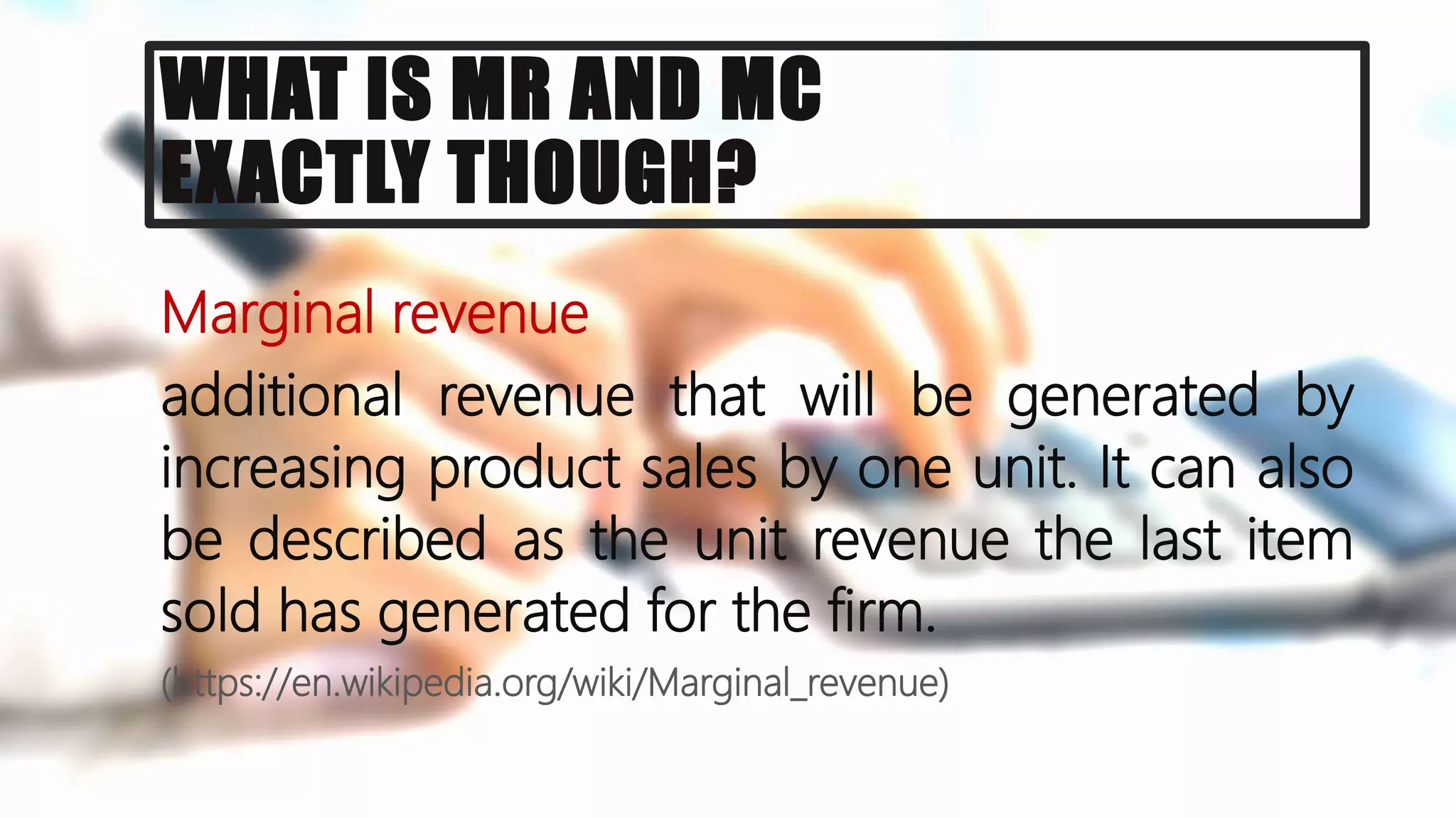 Perfect Competition: Marginal revenue-and-marginal-cost-approach | PPTX