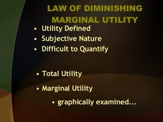 Marginal utility pgp | PPT