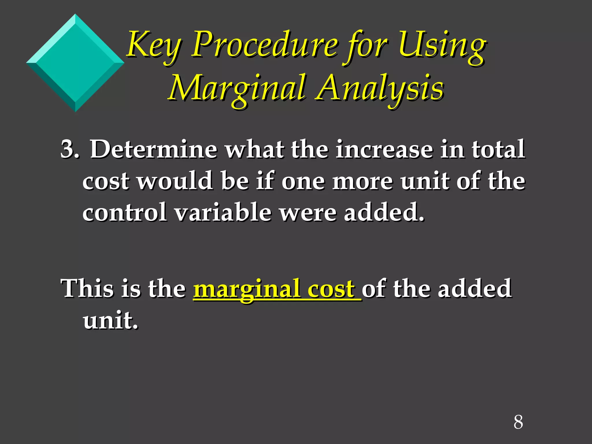 Marginal analysis | PPT
