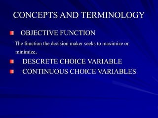 Marginal analysis for optimal decision | PPT