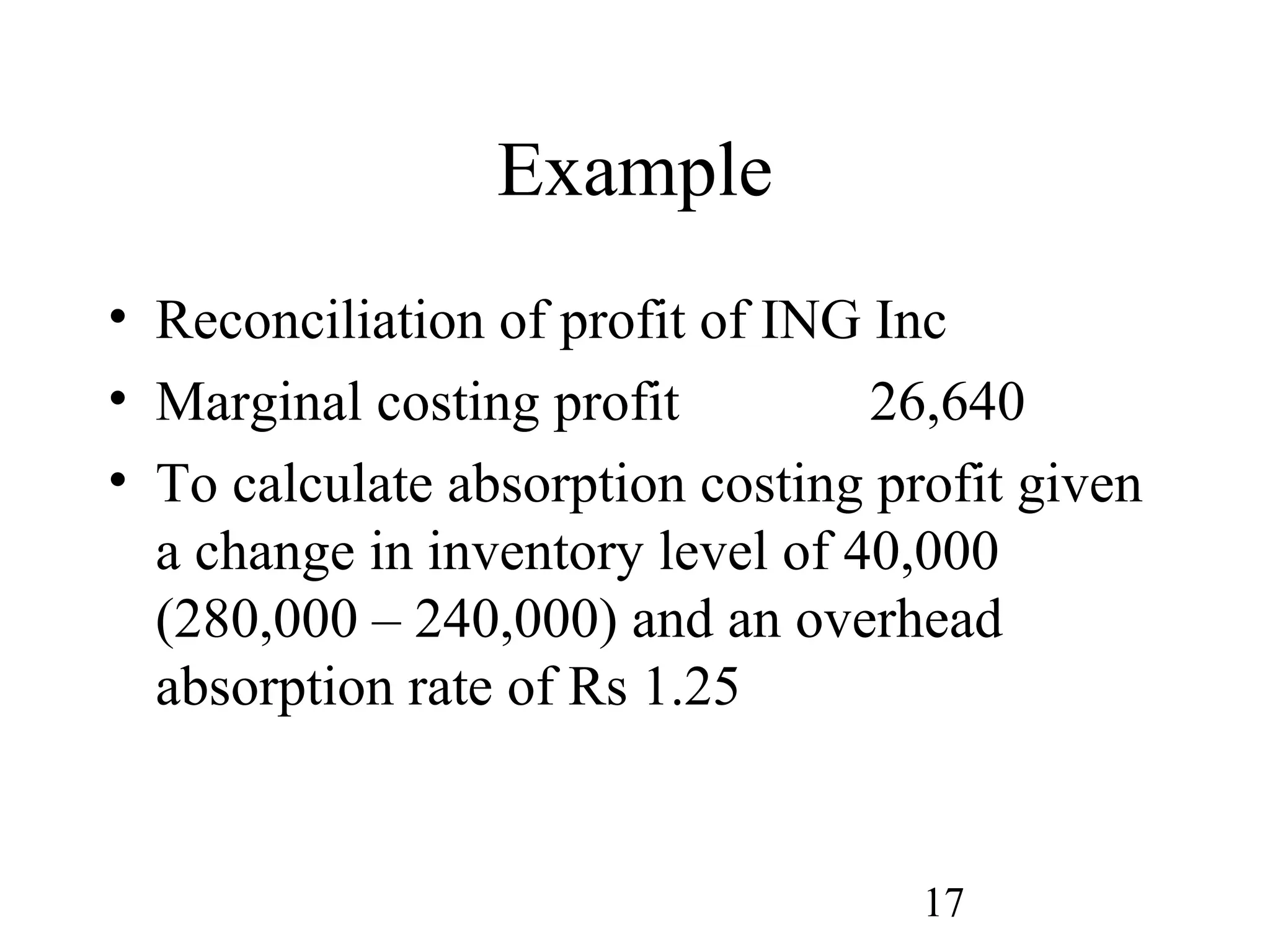 Marginal and absorption costing | PPT