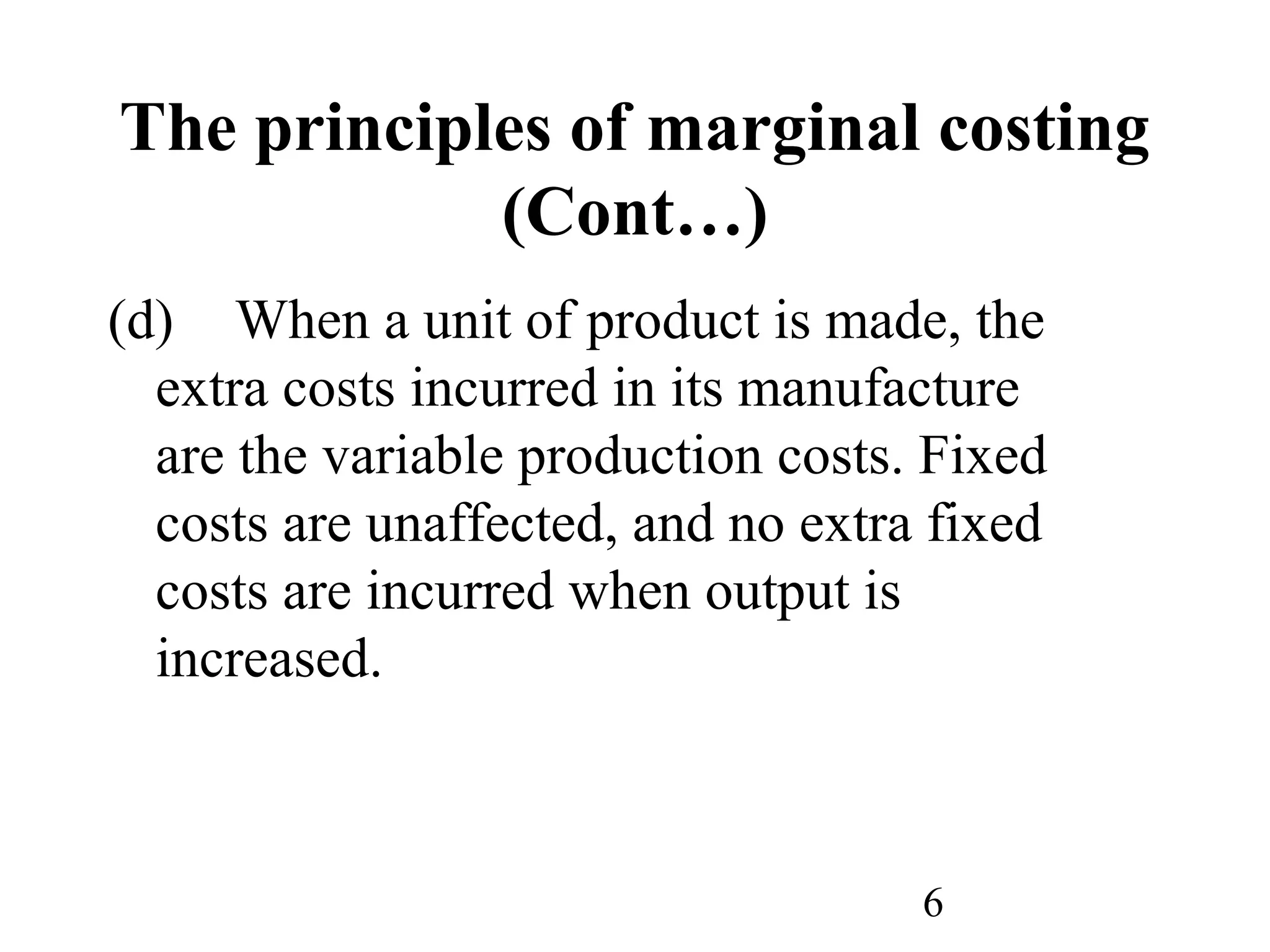 Marginal and absorption costing | PPT
