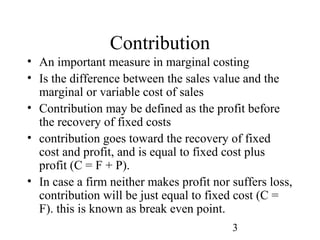 Marginal and absorption costing | PPT