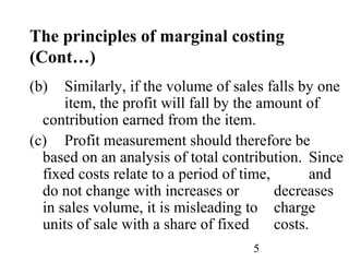 Marginal and absorption costing | PPT