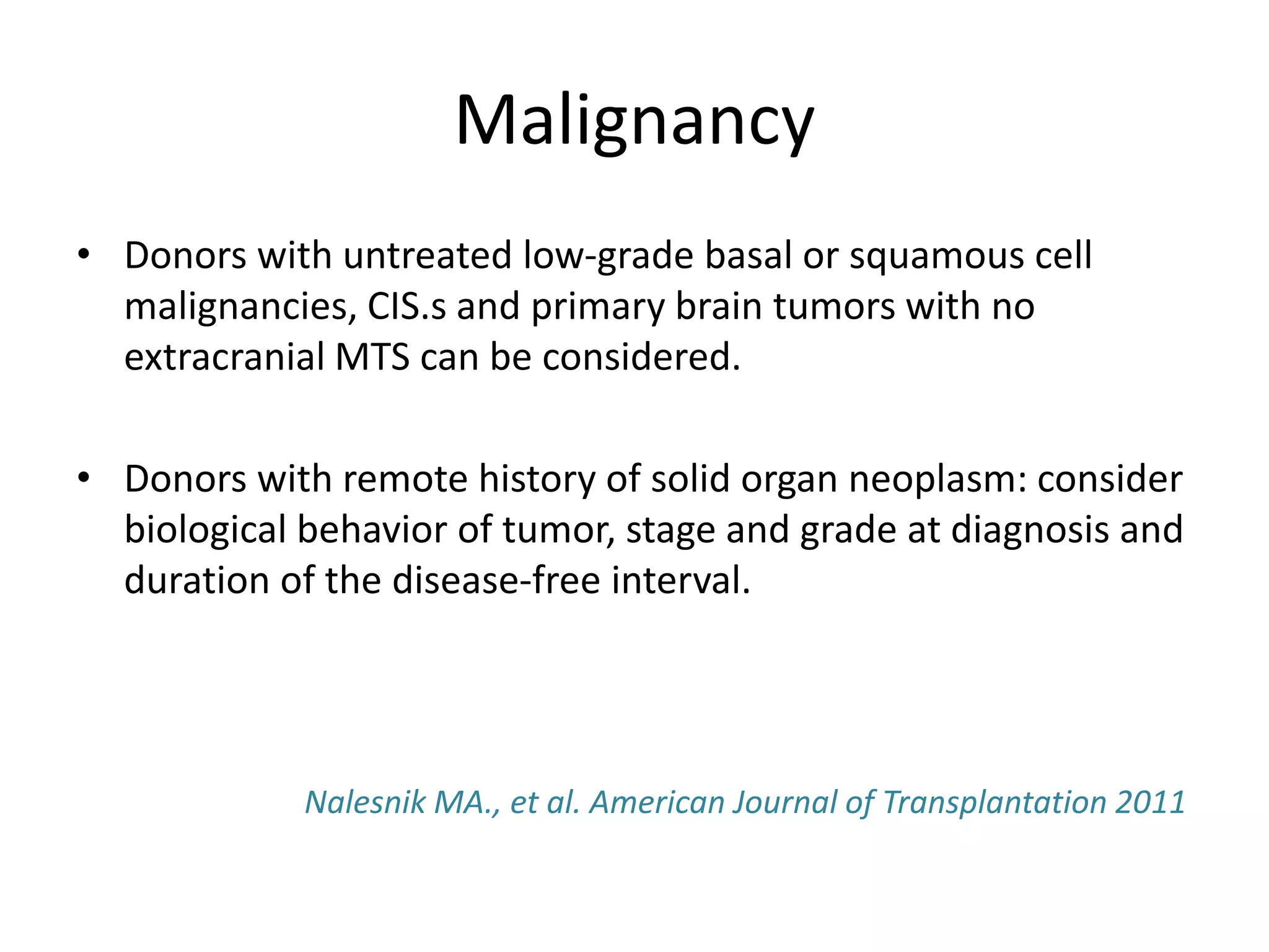 Marginal and extended criteria donors | PPTX