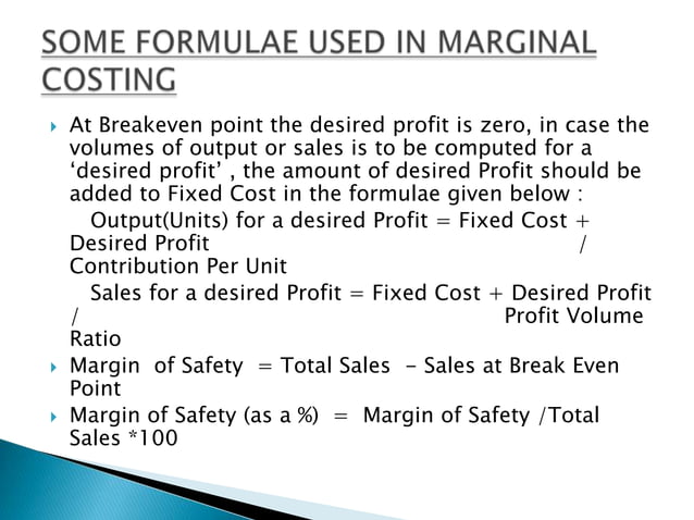Marginal cost & cost sheet ppt 1 | PPTX