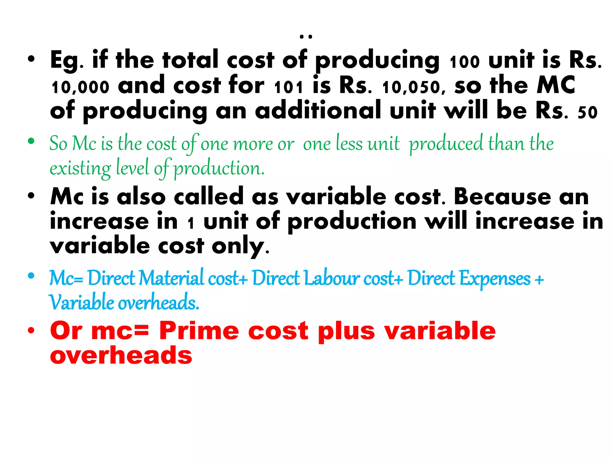 Marginal costing | PPTX