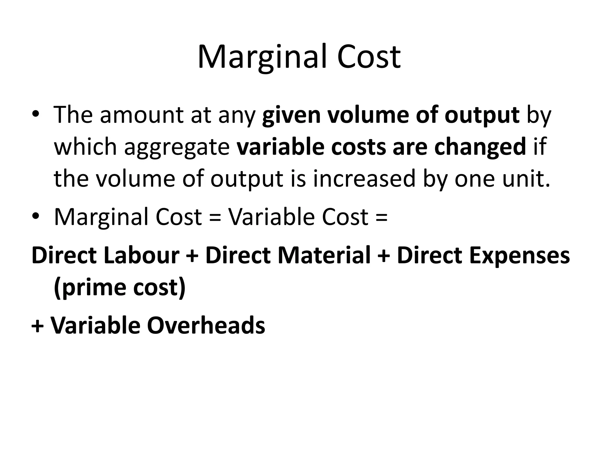 Marginal costing | PPT