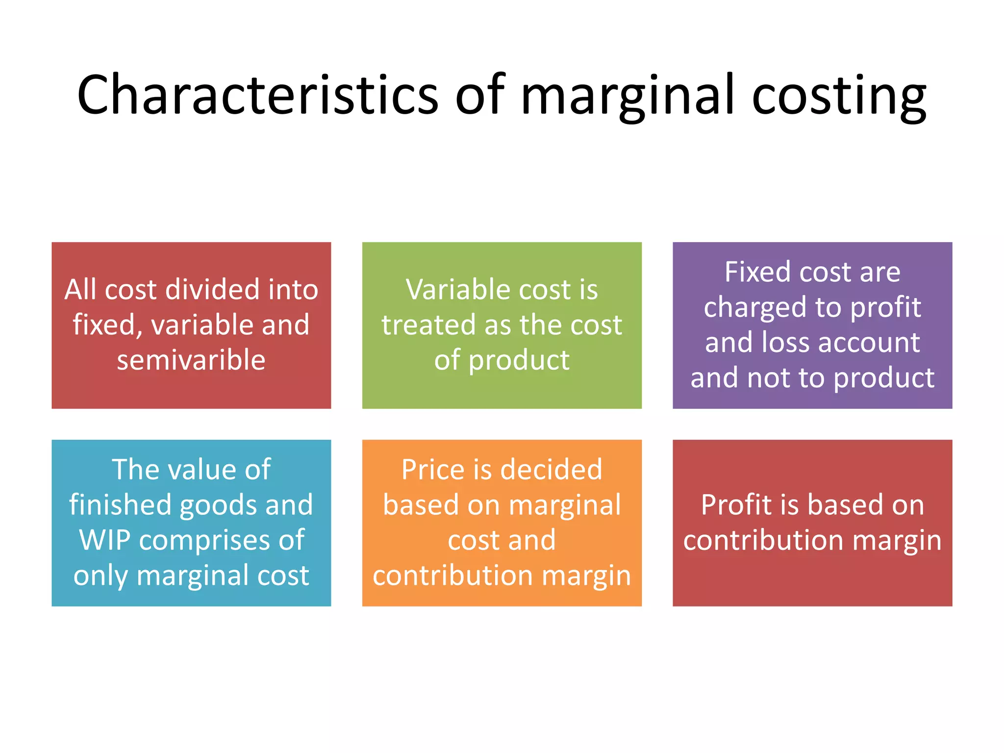 Marginal costing | PPT