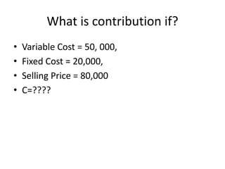 Marginal costing | PPT