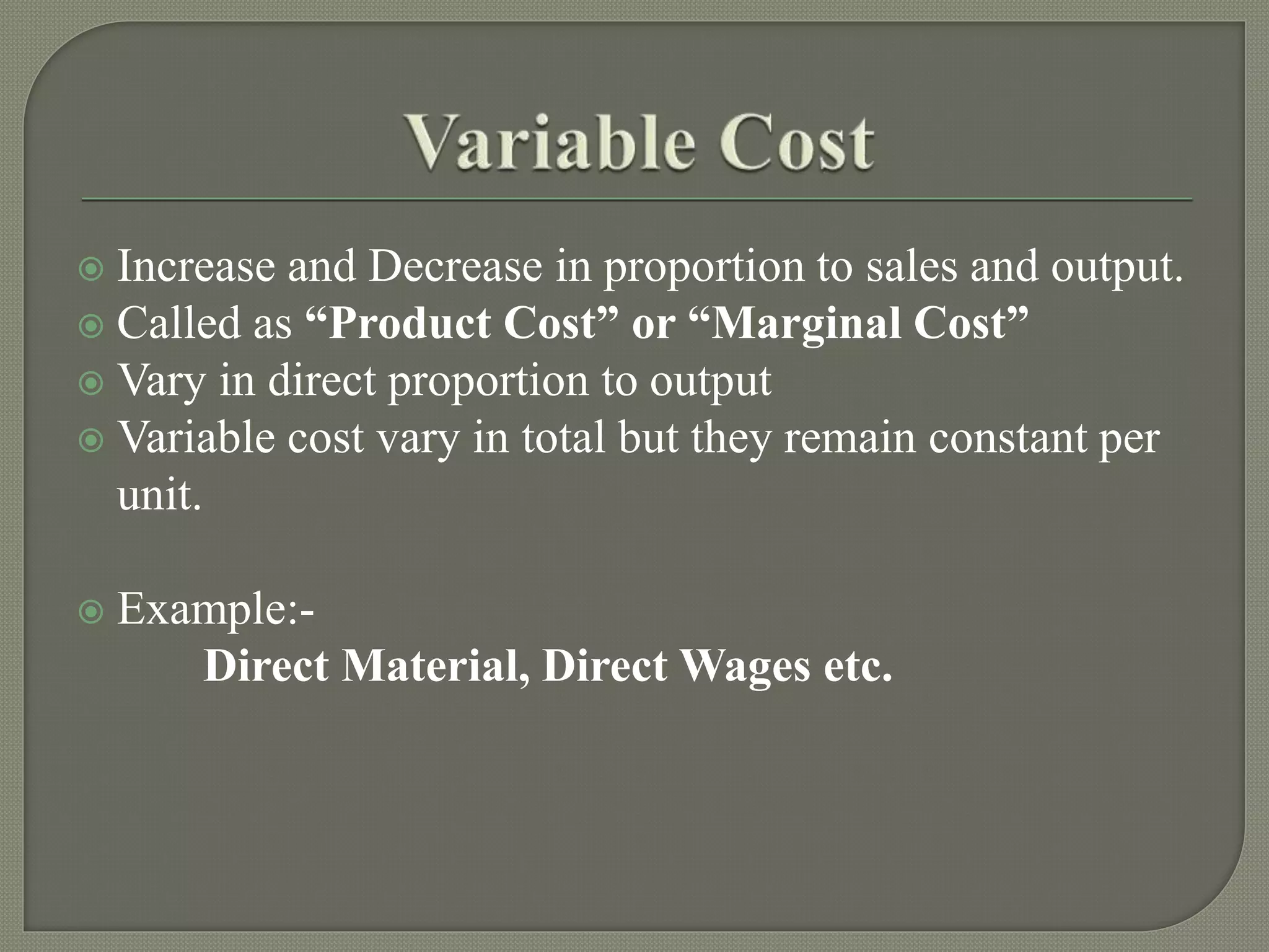 Marginal costing | PPTX