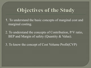 Marginal costing | PPTX