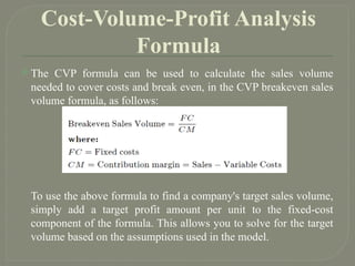 Detailed presentation of marginal costing | PPTX