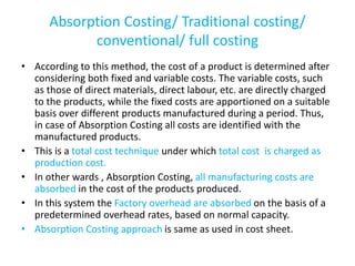 MARGINAL COSTING -pptx | PPT