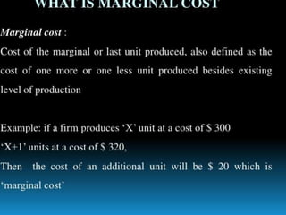 Marginal costing and decision making | PPTX