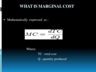 Marginal costing and decision making | PPTX