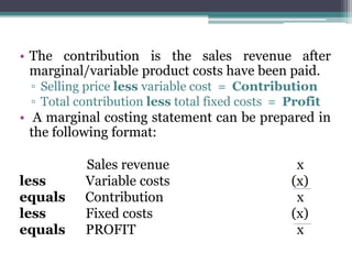 Marginal costing | PPT