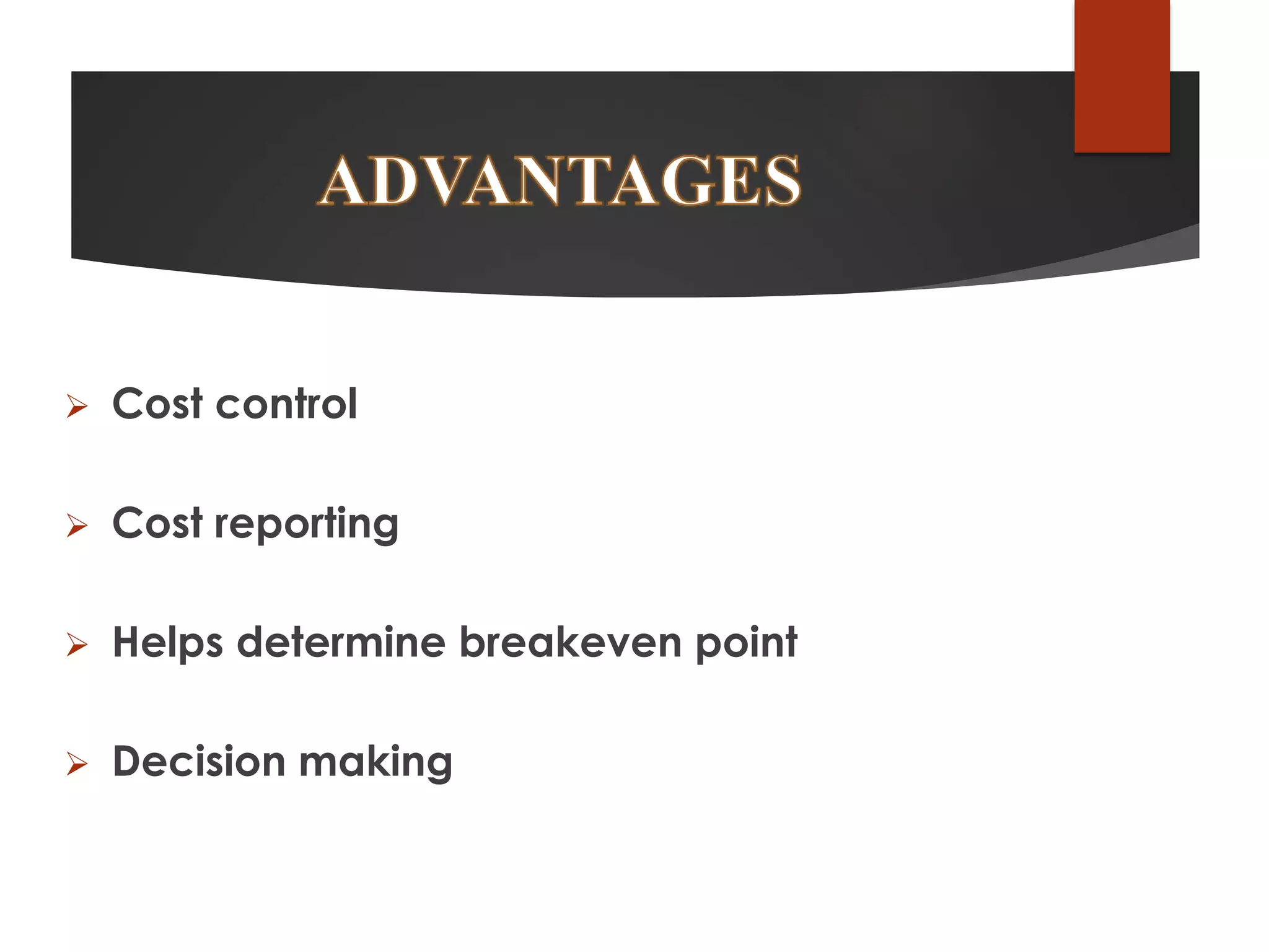 Marginal costing & concepts | PPTX