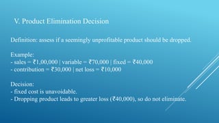 MARGINAL COSTING PPT - INTRODUCTION, DEFINITION,FEATURES, ADVANTAGES ...