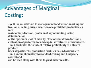 Subject-AFM-Marginal costing ppt-Unit4th.pptx