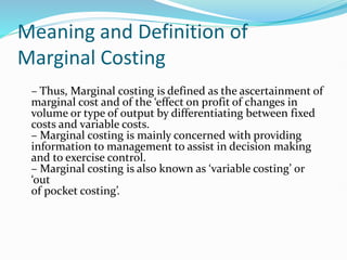 Subject-AFM-Marginal costing ppt-Unit4th.pptx