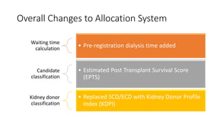 Marginal Donors/Expanded Criteria Donors Kidneys | PPTX