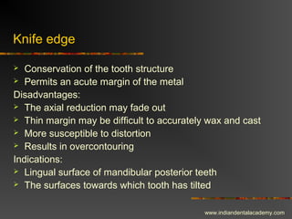 Marginal intergity and periodontal considerations/certified fixed ...