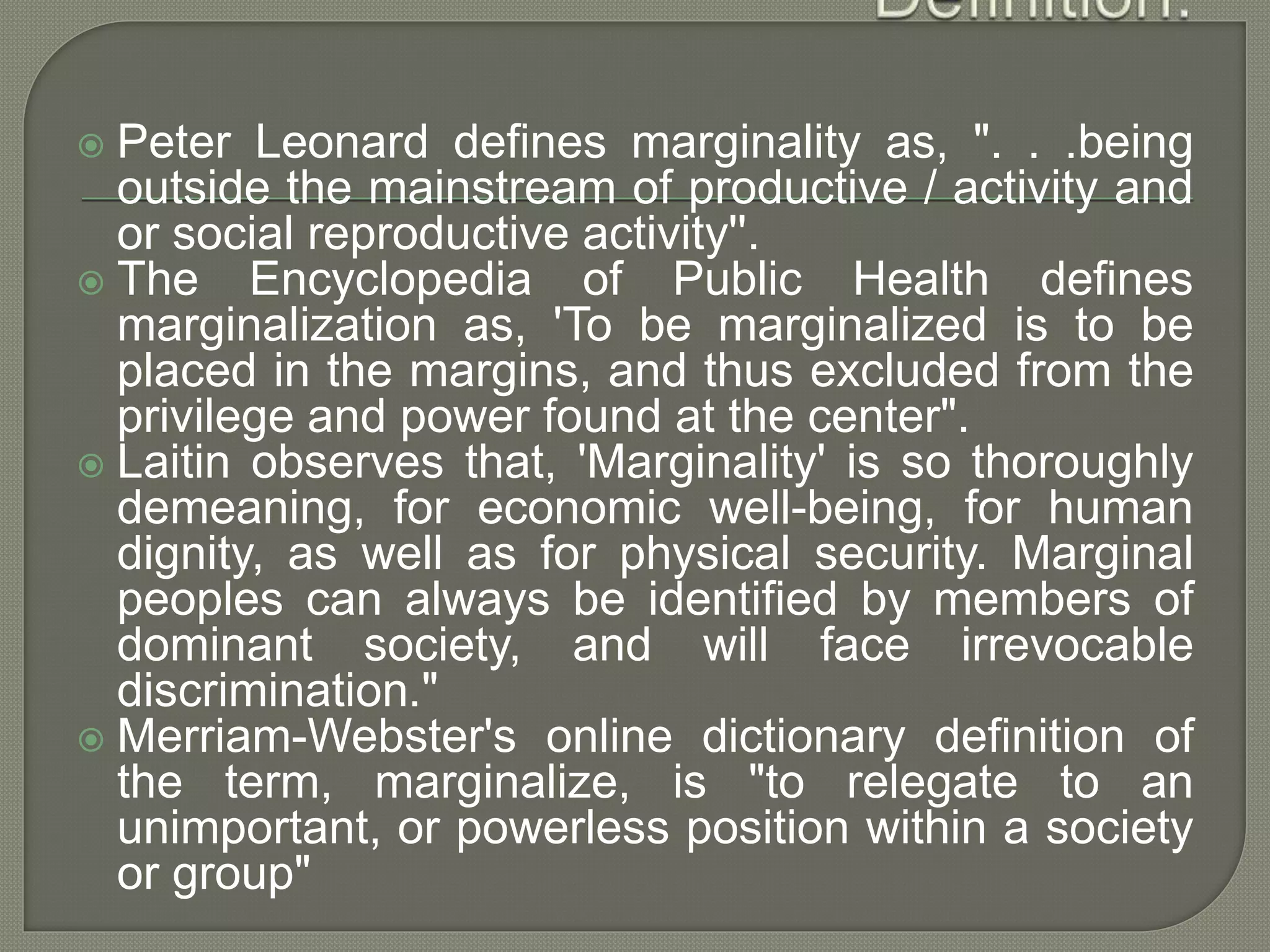 Marginalisation.pptx