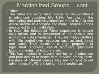 Marginalisation.pptx | Debated Sensitive Social Issues | Sensitive Topics