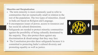 Marginalisation ppt | PPTX