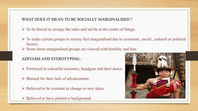 Marginalisation ppt | PPTX