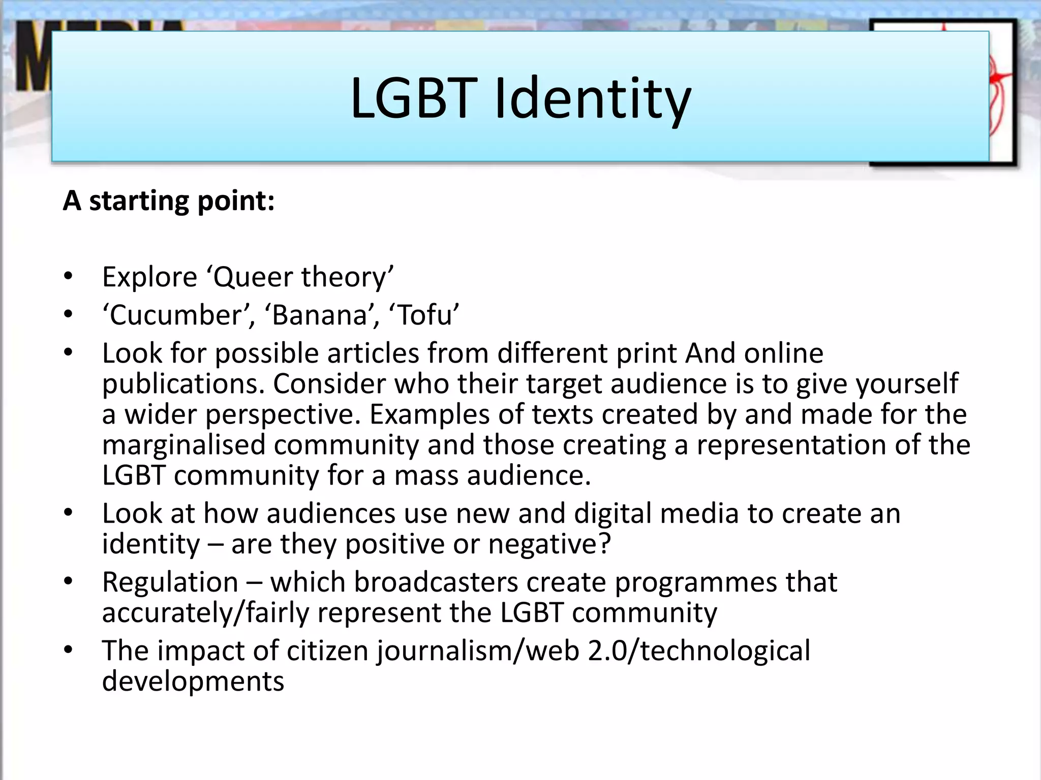 Marginalised identity case study | PPTX