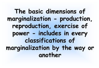 Marginalization & social exclusion | PDF