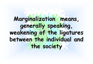 Marginalization & social exclusion | PDF