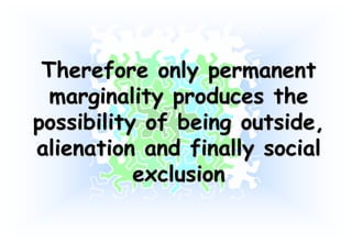 Marginalization & social exclusion | PDF