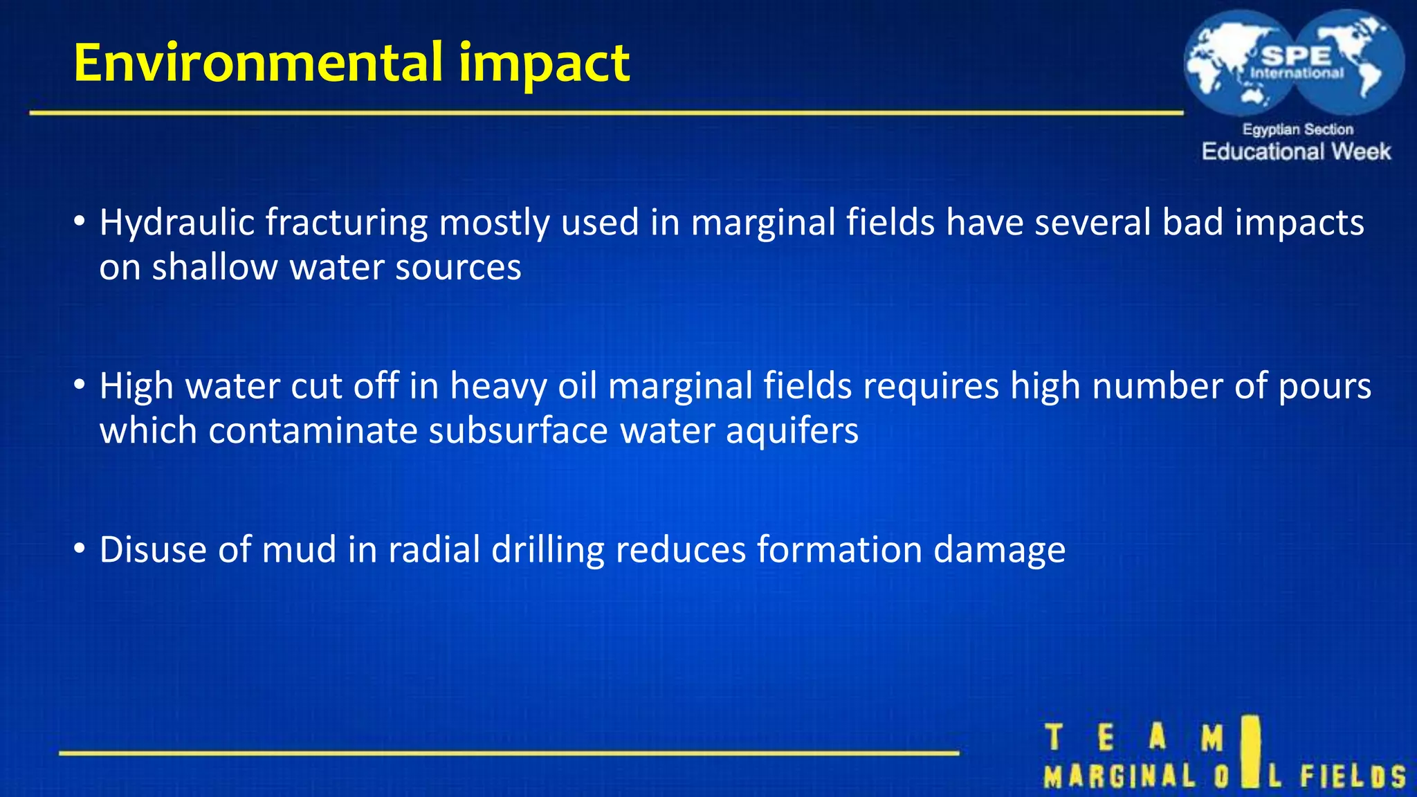 Marginal oil fields | PPTX