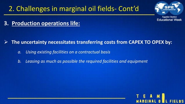 Marginal oil fields | PPTX | Physics | Science