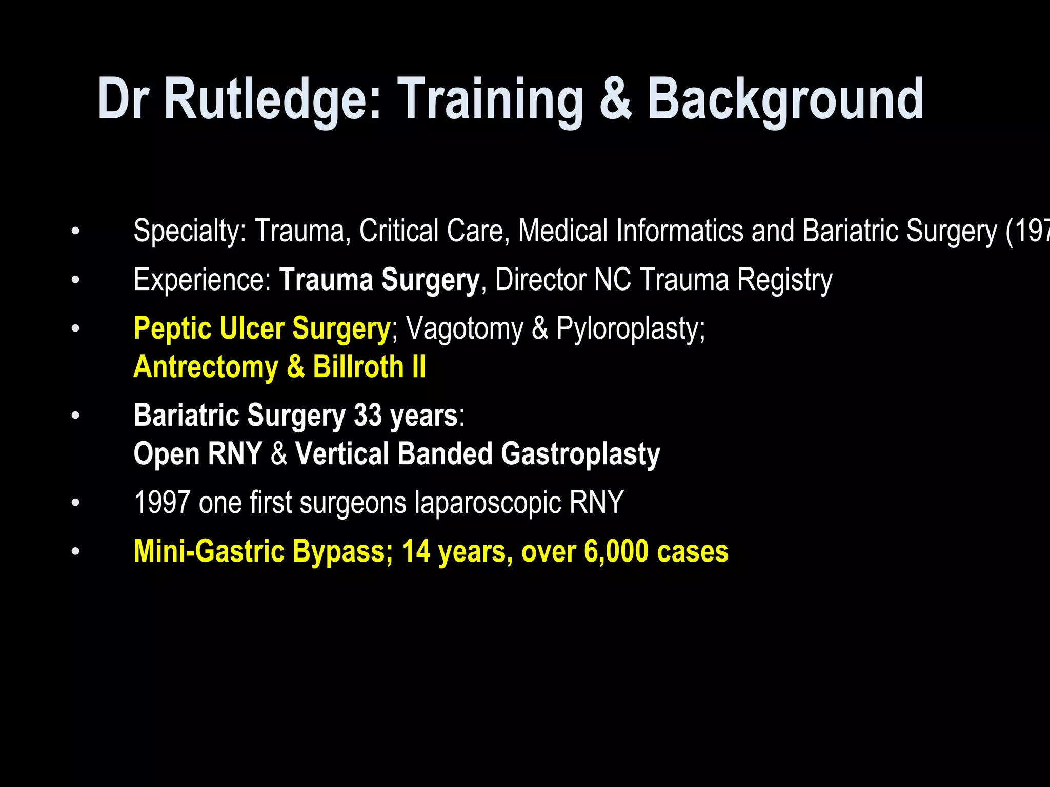 Marginal ulcer gastric bypass (MGB vs RNY) | PPTX