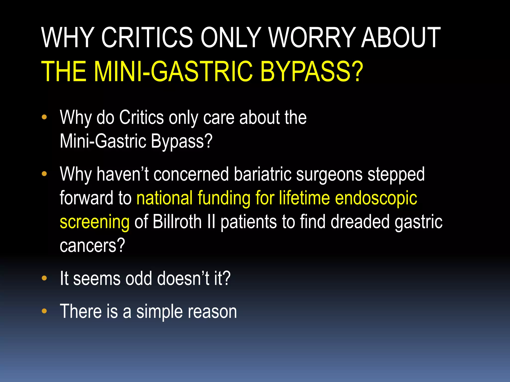 Presentation; Marginal ulcer gastric bypass | PPTX | Digestive ...