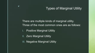 Marginal utility | PPT