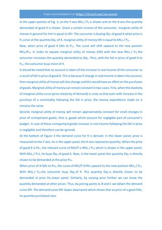 Marginal utility approach | PDF