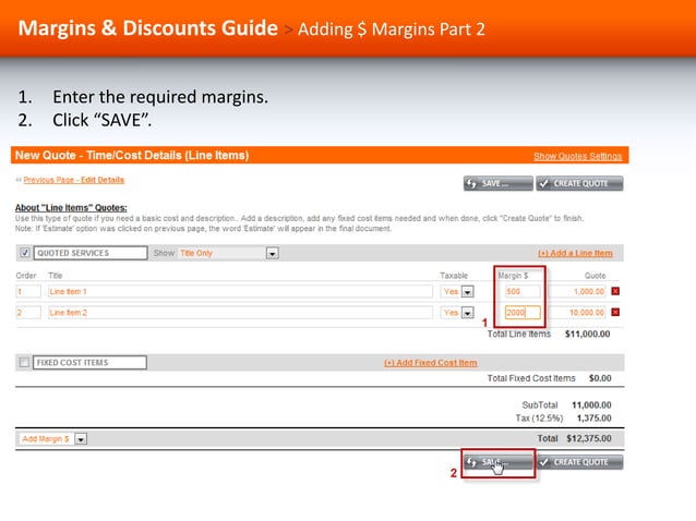 A Guide to Using Margins & Discounts in ProWorkflow | PPT